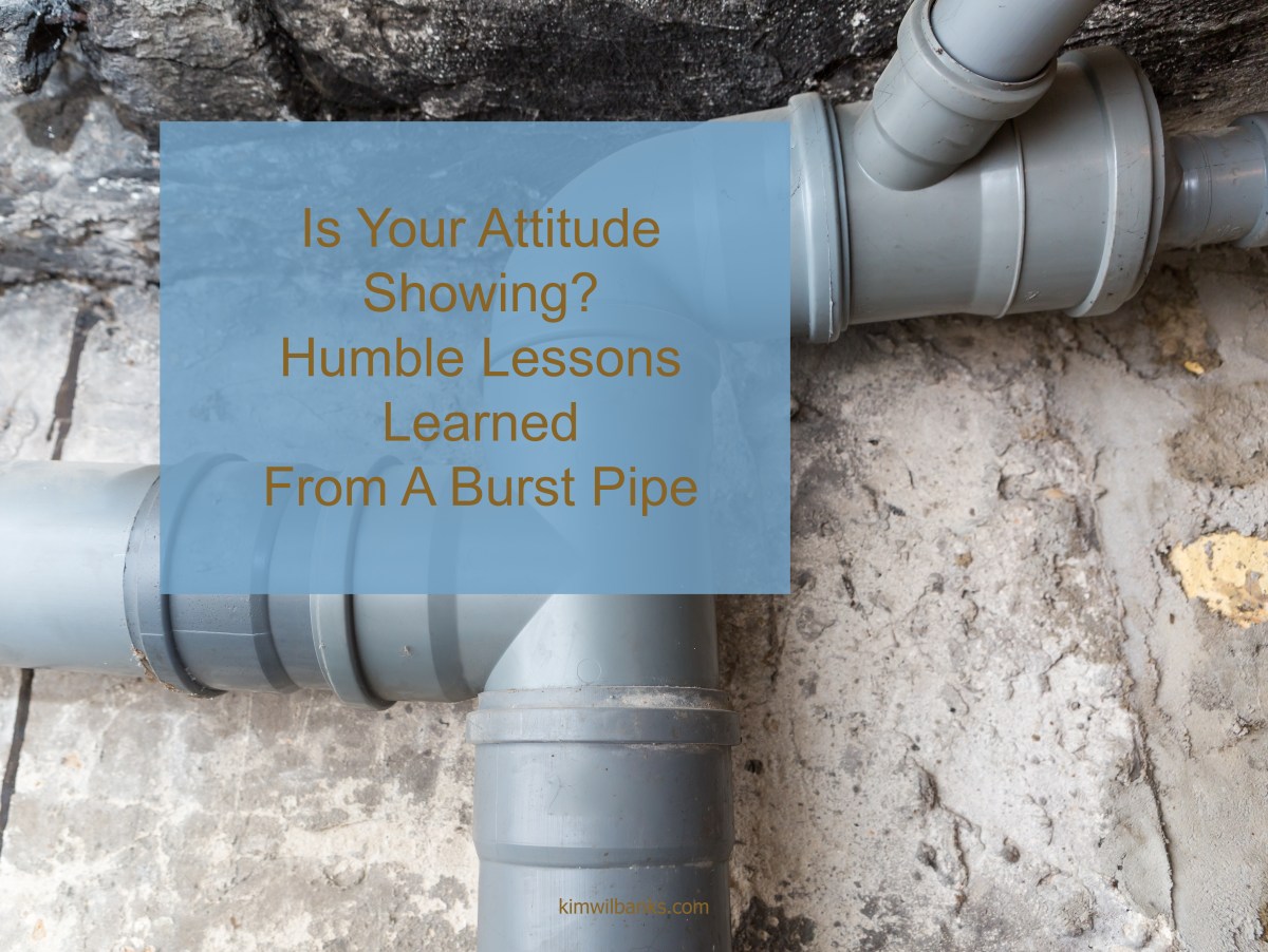 Is Your Attitude Showing? Humble Lessons Learned From A Burst Pipe ...
